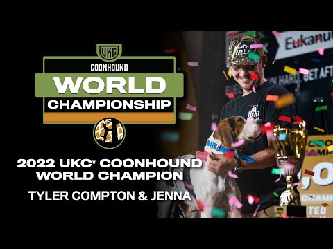 Meet 2022 Coonhound World Championship Winner Tyler Compton, with Get Gone Jenna