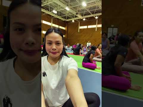 Mind, body, soul reset. Free Detox yoga with @vishnuswasthiyoga on Global Wellness Day🧘🏽♀️#yoga