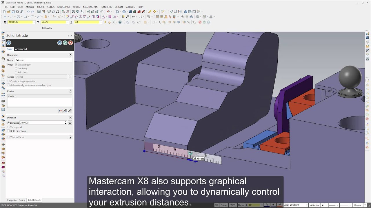 Mastercam X8 - Enhanced Solid Modeling