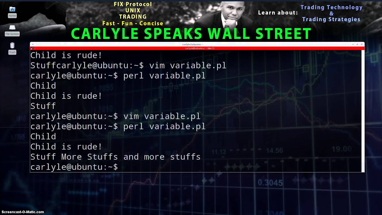 Perl tutorials: Variables, Array [Part 1]