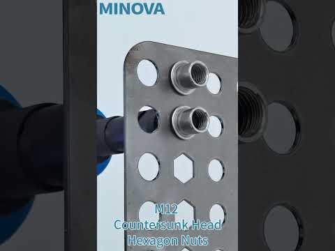 MINOVA Rivet Tool.(M12 Countersunk Head Hexagon Nuts) #rivet #relaxing #minovatool
