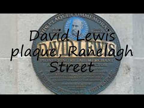 How to pronounce David Lewis plaque, Ranelagh Street in English?