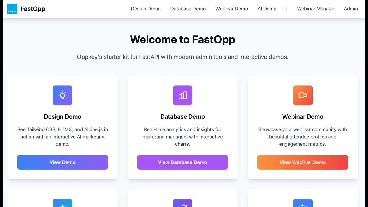 FastAPI for AI LLM Apps with SQLAdmin, SQLModel - Quickstart Template for Frontend
