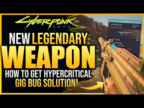 Cyberpunk 2077 - How To Get NEW v1.6 LEGENDARY ICONIC WEAPON - How To Get Hypercritical - Full Guide
