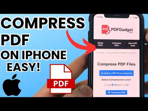 How to Compress PDF on iPhone or iPad