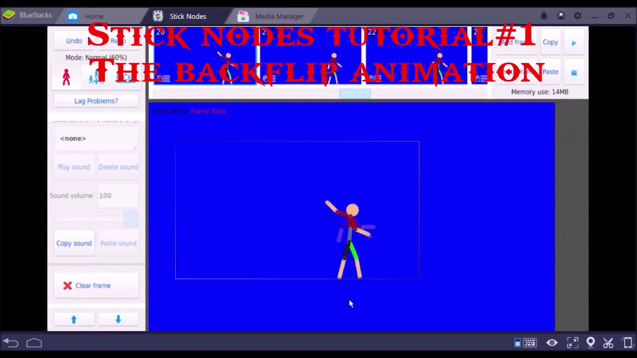 StickNodes tutorial #1_2 BackFlip