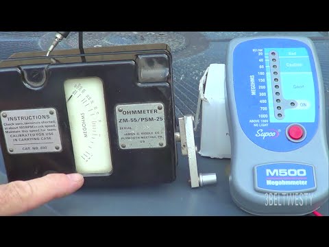 Megger SUPCO M500 and BIDDLE ZM55 on TRANE HVAC