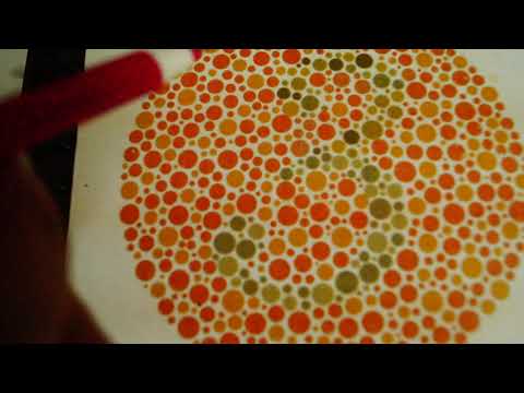 Color blindness series Ishihara plates