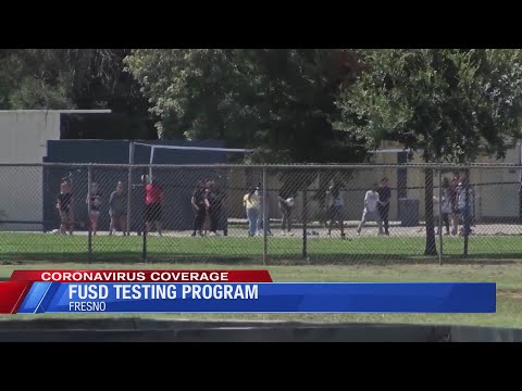 Fresno Unified starting surveillance testing their faculty and staff as hundreds return to campus