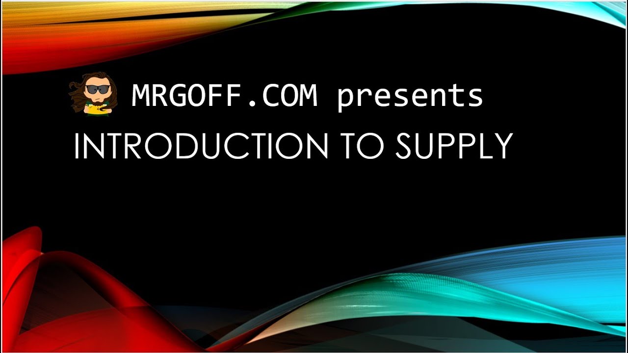 GCSE Economics: Introduction to supply