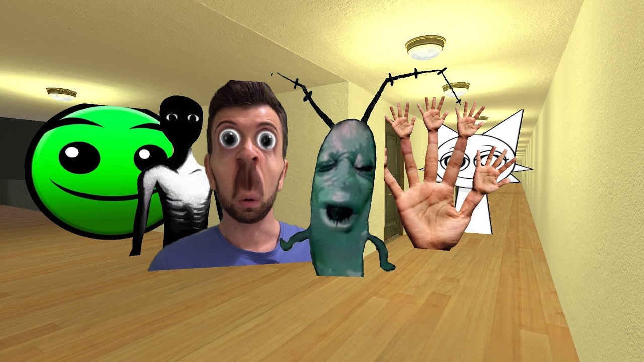MY NAME IS PLANKTON EUGEN HAND 3 AND FIRE IN THE HOLE IN LIMINAL #GmodYoshie#Garrysmod#Nexbots#Gmod