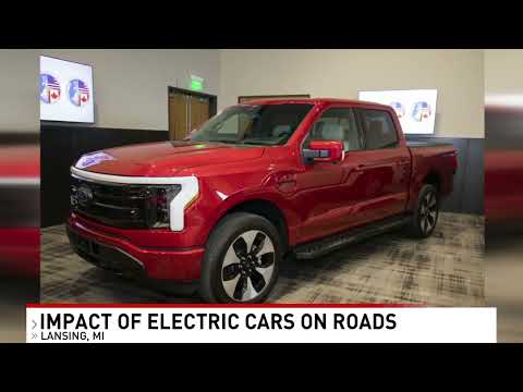 Possible negative impact of electric vehicles on funding for Michigan roads