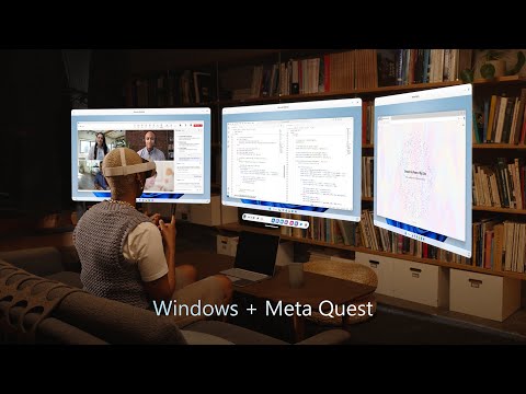 Immersive productivity with Windows and Meta Quest