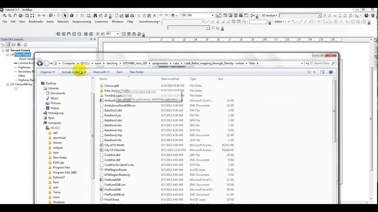 Density mapping Lab tips