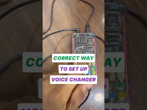 How to Set Up i9 Voice Changer Device. The CORRECT Way! #Voicechanger #Shorts