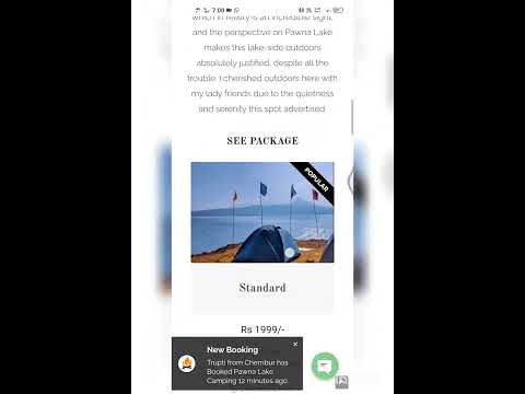 Pawna Lake Camping | How to Book on Pawna Campex? | Pawna Camping