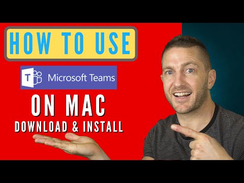 How to Use Microsoft Teams on a Mac | Download, Install & Join Meeting | 2020 | Tutorial
