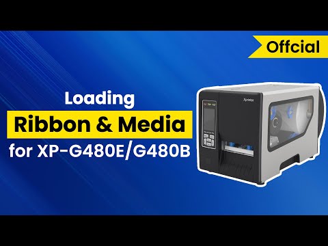 [Official] How to Load Ribbon & Media for XP-G480B/G480E Industrial Label Printer|Xprinter Tutorial