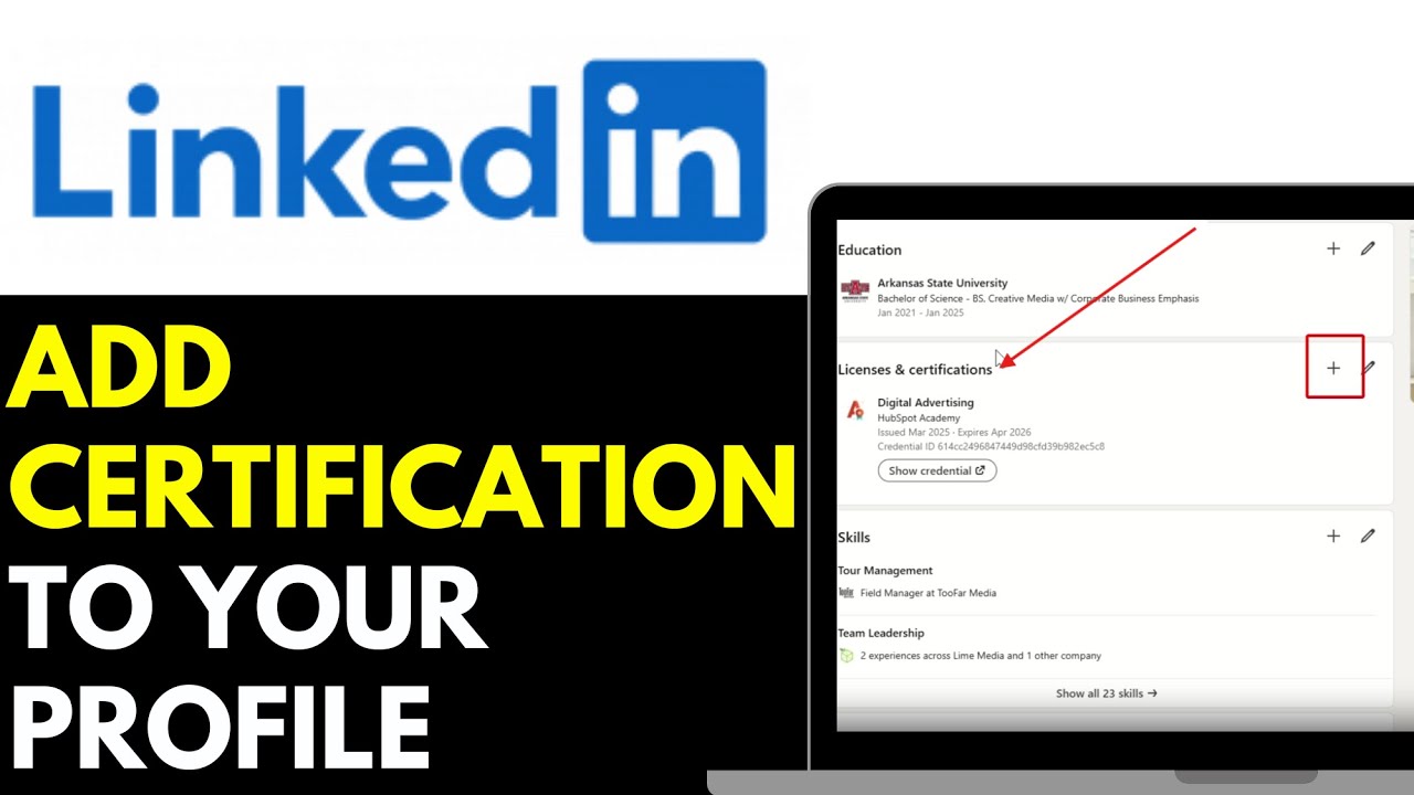 How to Add Certification to LinkedIn Profile 2025 (QUICK & EASY)
