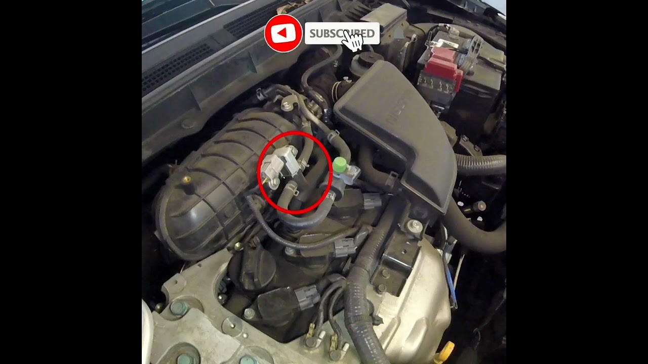 Vapor Canister Purge Valve: Location and Function on First Gen Nissan Rogue. 2008 - 2015.