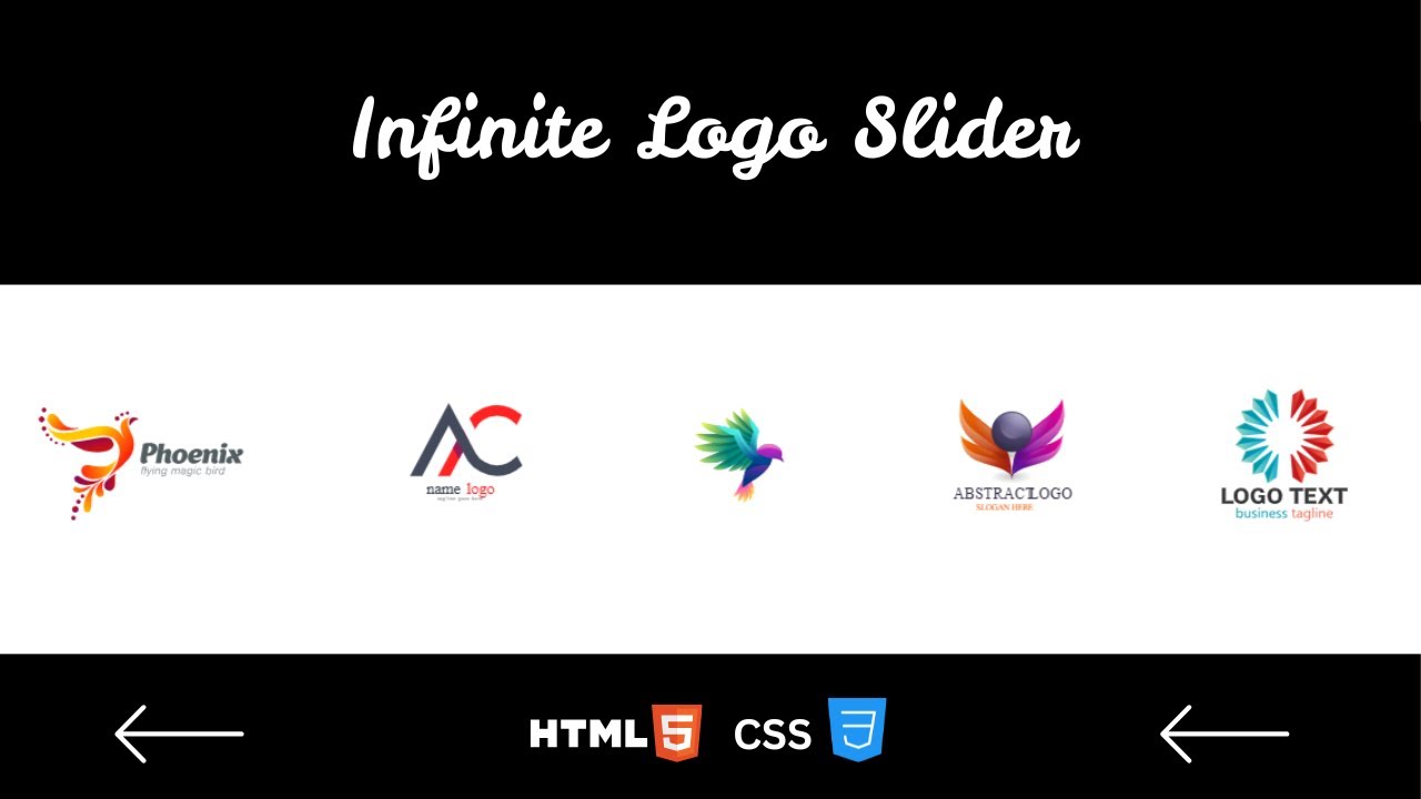 How to Make an Infinite Logo Slider Using Only HTML & CSS | No JavaScript Needed