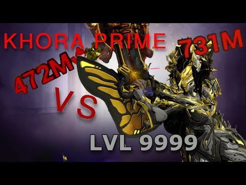 [WARFRAME] Khora Prime WhipClaw vs Level 9999 –  🔥💀700M Damage Build !