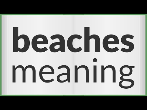 Beaches | meaning of Beaches