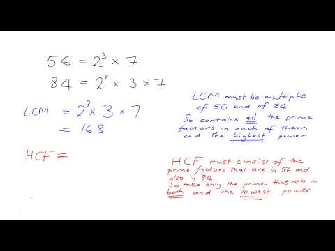 FM 7.6: Using prime factorisation to find LCM, HCF and roots