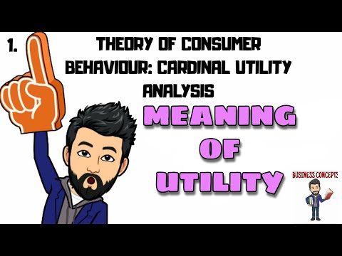 Meaning of Utility || Utility in Economics