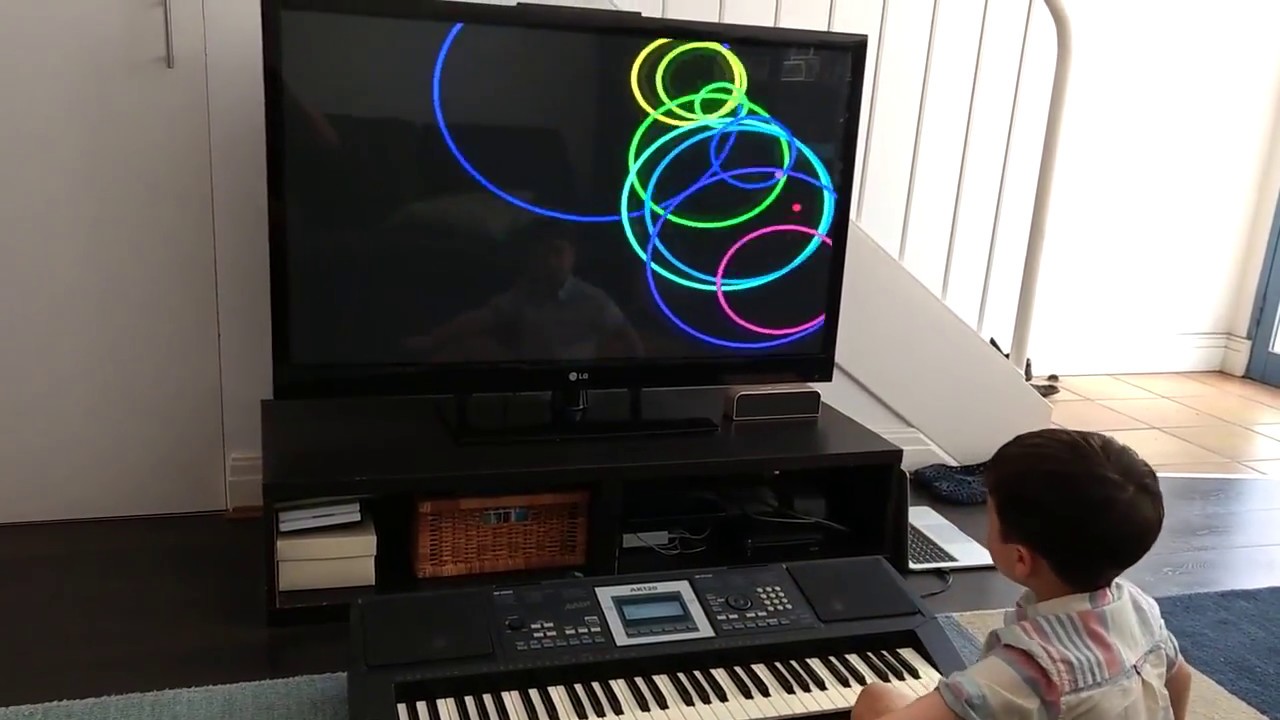 Python-based MIDI Keyboard Visualisation