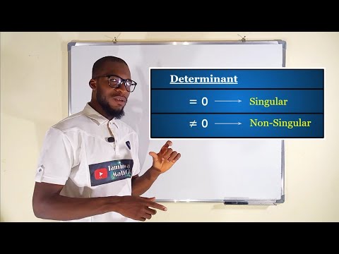 Singular Matrix and Non singular Matrix