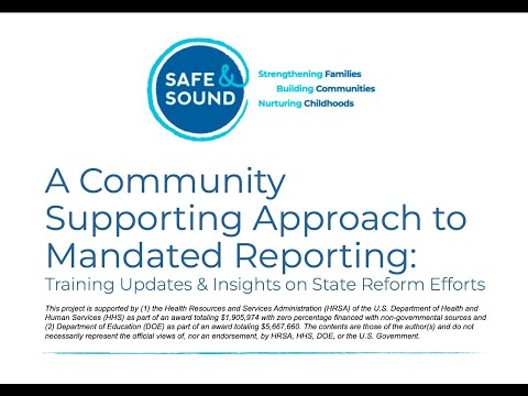[Español] A Community Supporting Approach to Mandated Reporting