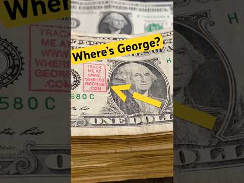 How To Track A Where’s George Washington Dollar Bill #youtubeshorts #track #dollar #money