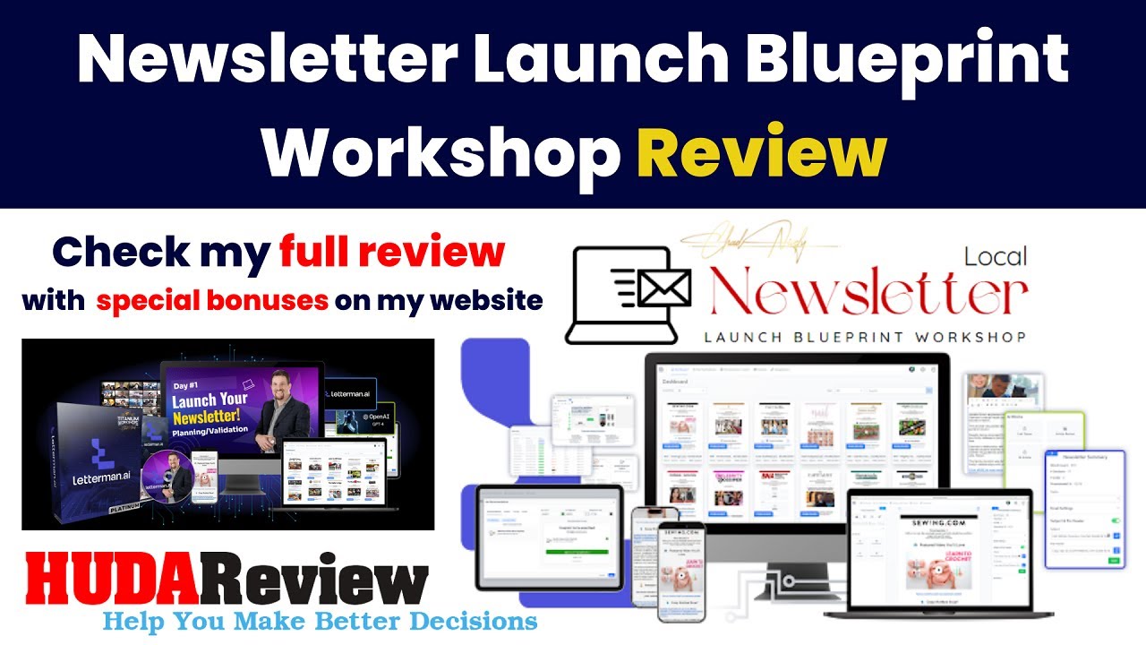 Newsletter Launch Blueprint Workshop review | Demo | Bundle | Huge Bonus | Discount Coupon