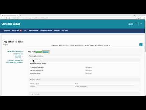 CTIS - M16 How to populate the overall inspection outcome and update and cancel an inspection record