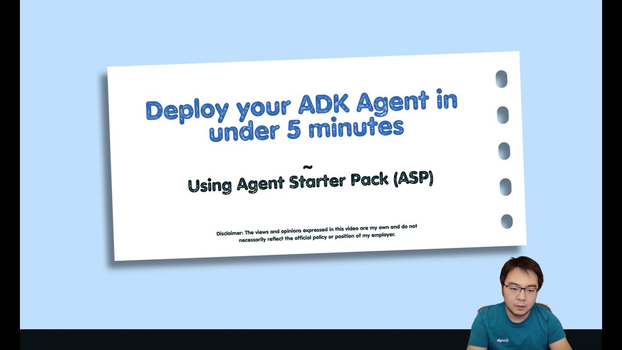 Deploy your ADK Agent in under 5 minutes using Agent Starter Pack