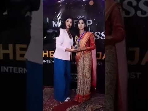 Makeup artist award #viral#makeup#award#me#viralvideo
