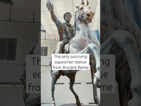 Equestrian Statue of Marcus Aurelius #romanemperor #marcusaurelius #romanempire #ancientrome #statue