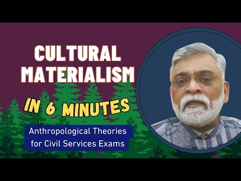 Cultural Materialism explained in under 6 minutes | Anthropological Theories