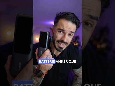 ⚡️ Nouvelle batterie et nouveau chargeur Anker 🔌