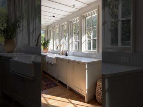 Kitchen with no upper cabinets #kitchendesign #shorts