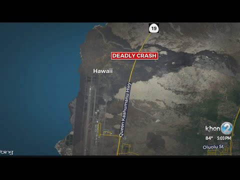 Deadly car crash kills Hawaii Island woman