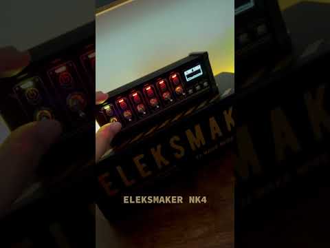 ELEKSMAKER NK4USB botton switch , Retro design style 👾#usbswitch #desktop #retro #desktopsetup