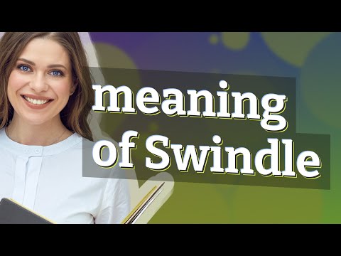 Swindle | meaning of Swindle