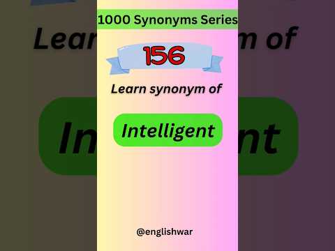 intelligent synonyms