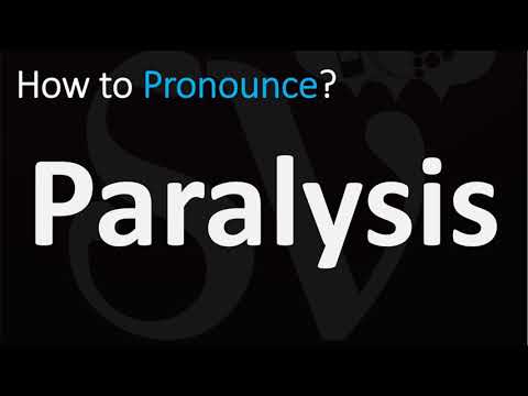 How to Pronounce Paralysis? (CORRECTLY)