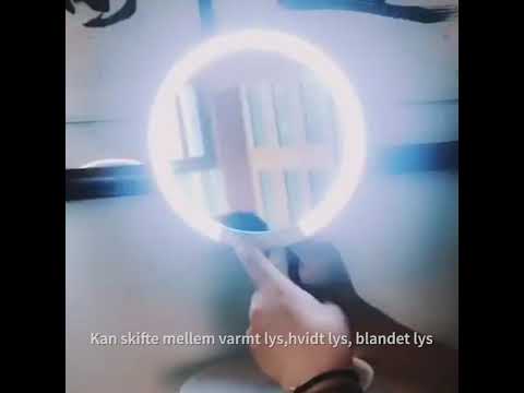 Makeup spejl med LED lys