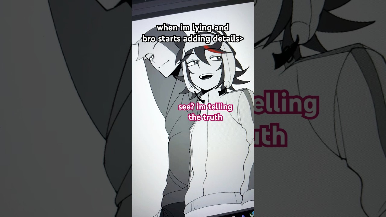 we got each others back 🫡 inspo: _doodah_grimes_ on tiktok #art #sketches #relatable