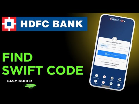 How to find the SWIFT code of HDFC Bank -India