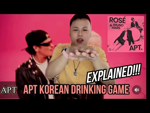 APT. How To Play Korean Drinking Game EXPLAINED? - Taglish | Rośe, Bruno Mars Favorite GAME!